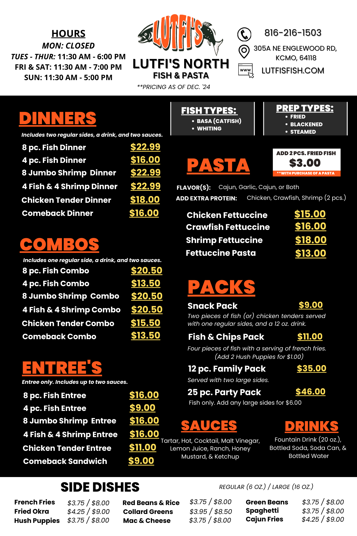 Kansas City North | Lutfi's Fried Fish in MO