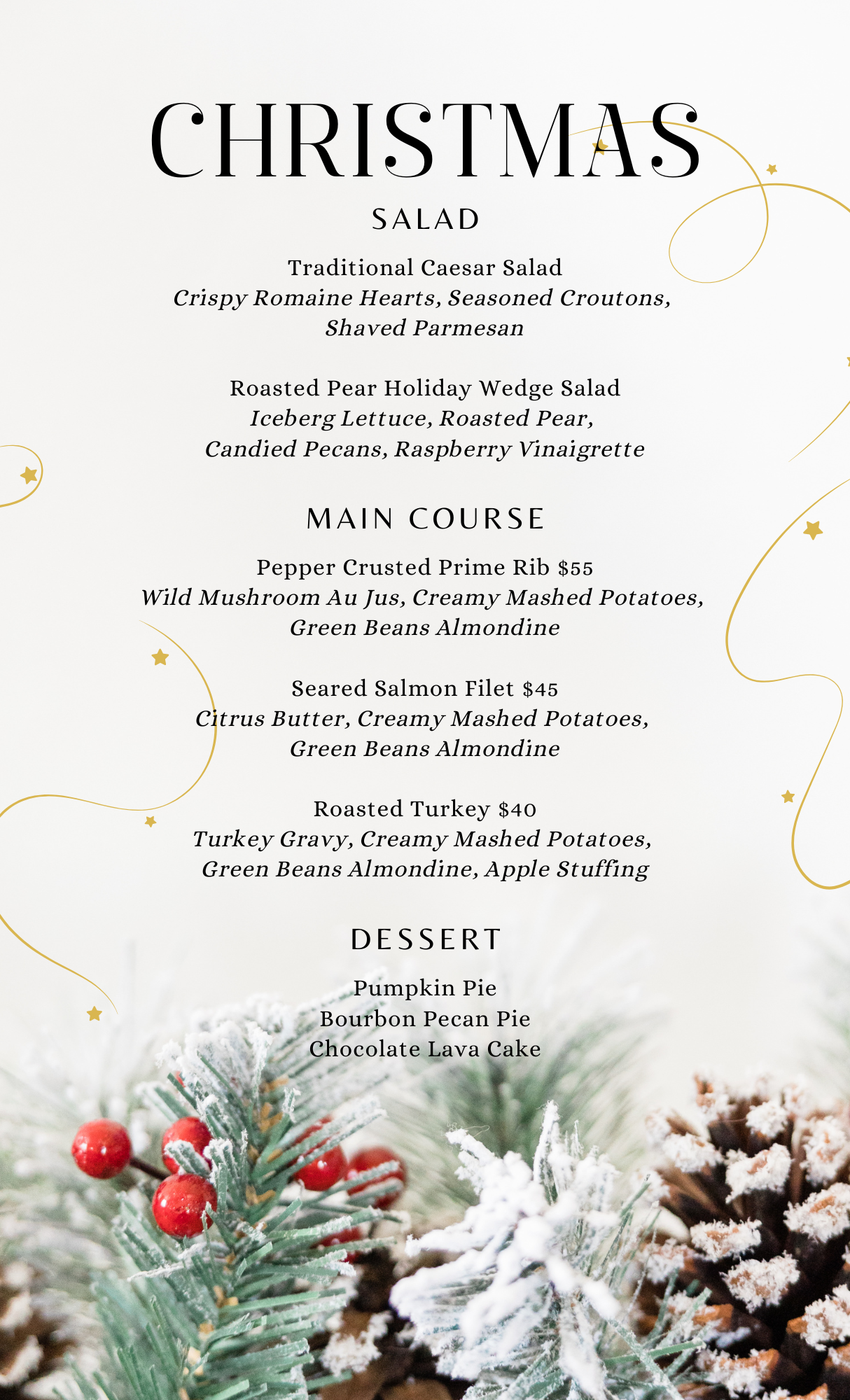 Menus | Elm Street Cask & Kitchen in Dallas, TX