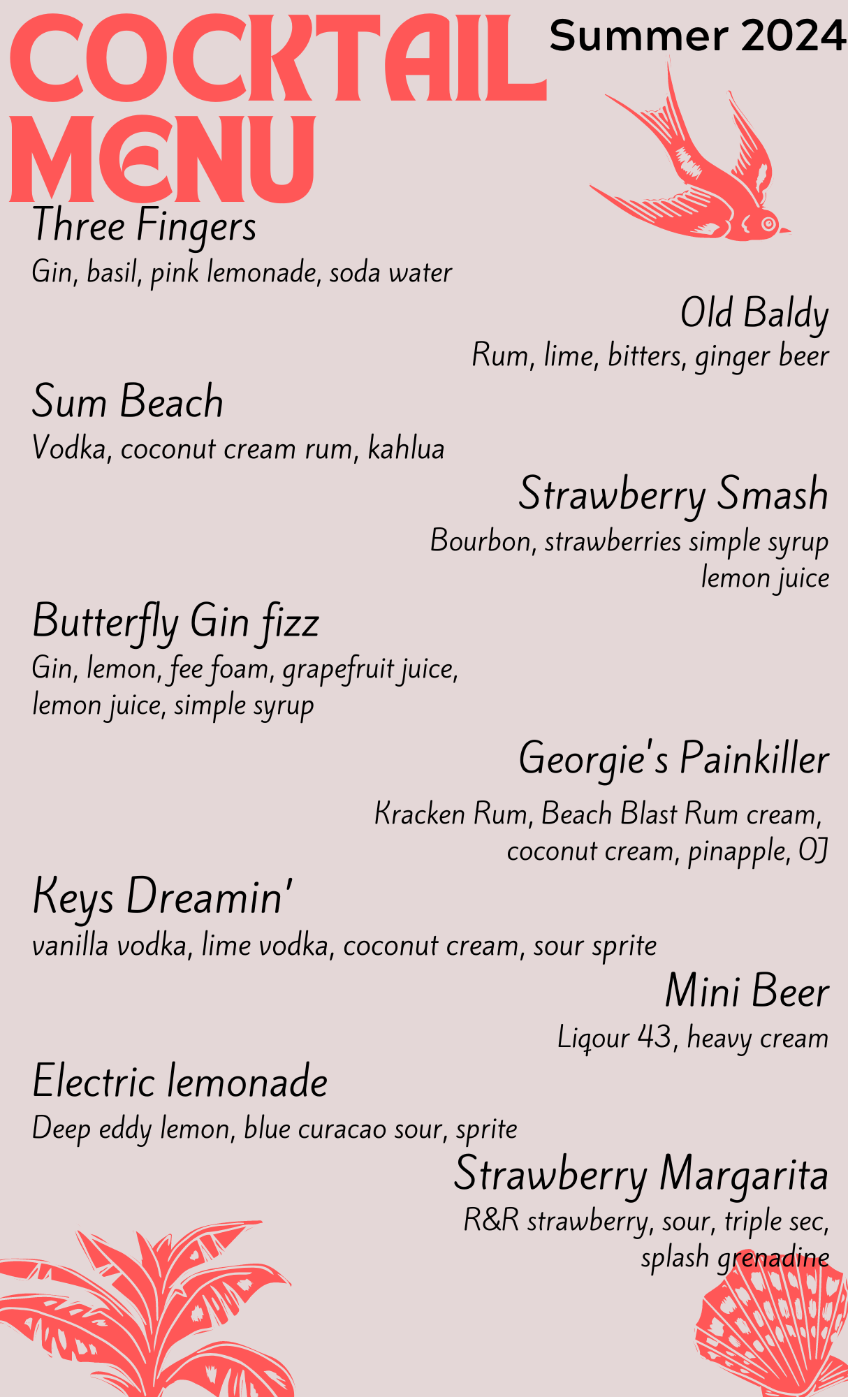 Menus | The Corner Tavern in GA